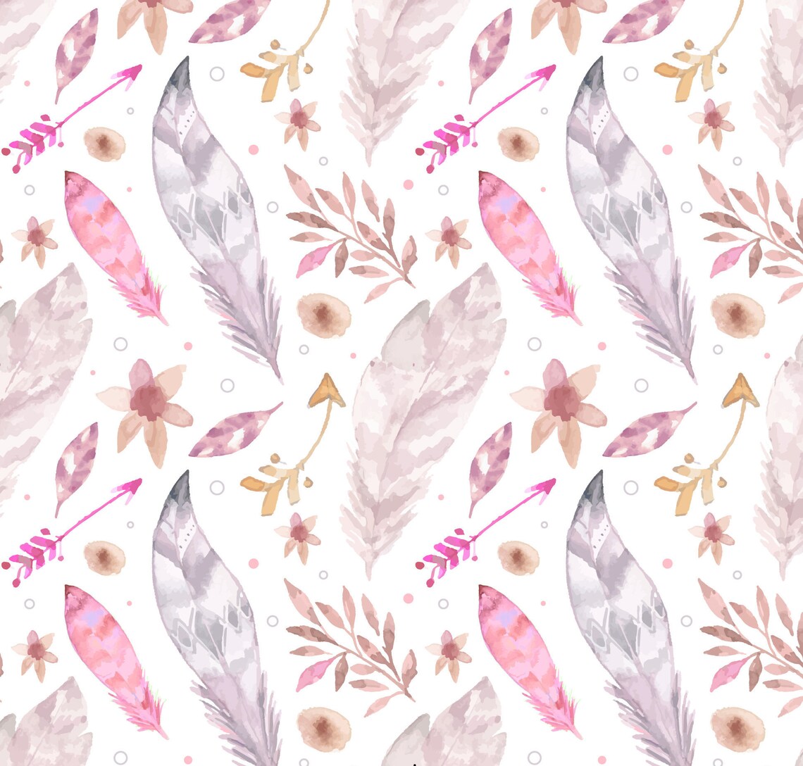 Boho Pattern Removable Wallpaper Mural Boho Nursery Peel & | Etsy