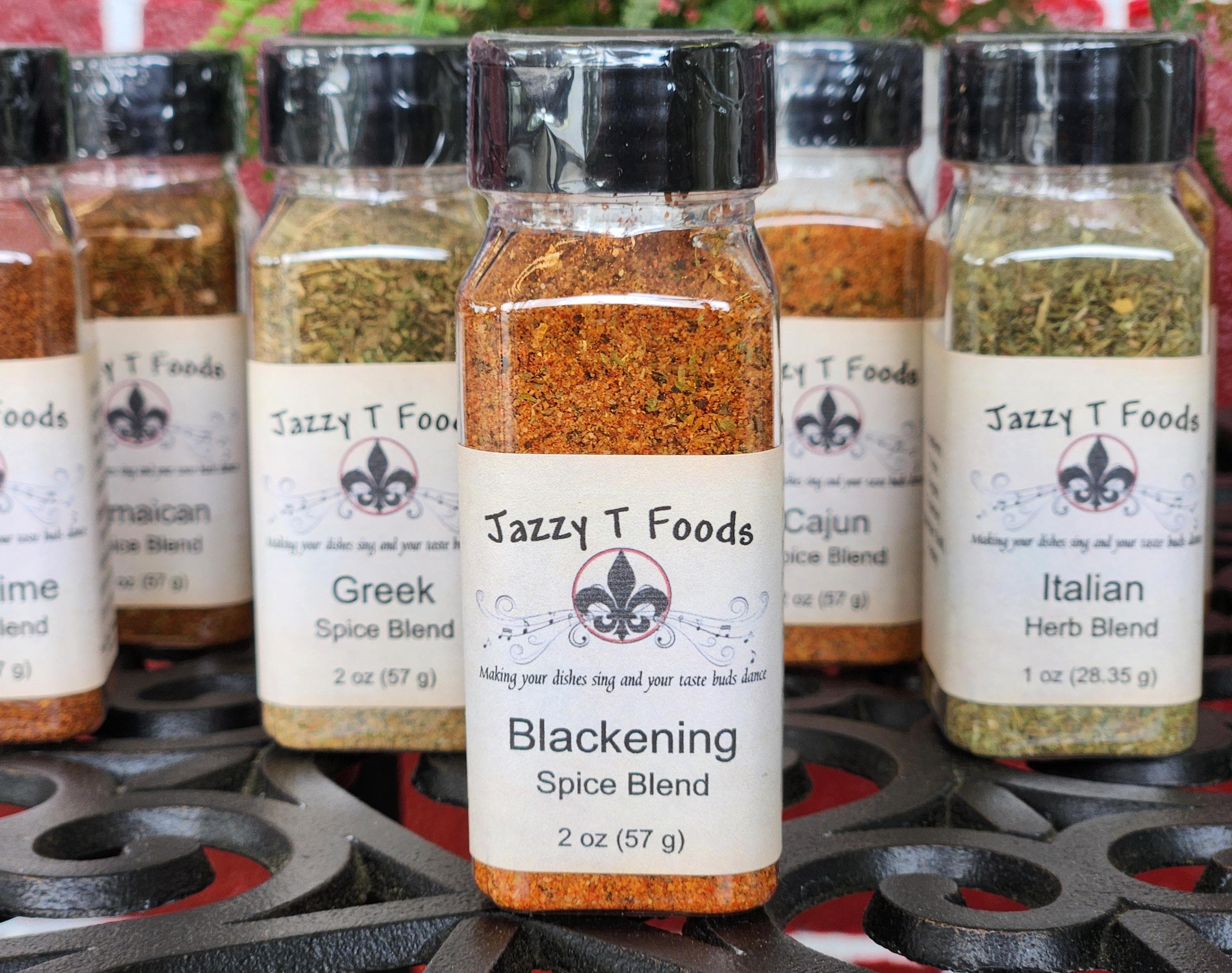 Gourmet Spice Blends - Mexican, Greek, Jazzy, Blackening, Cajun ...