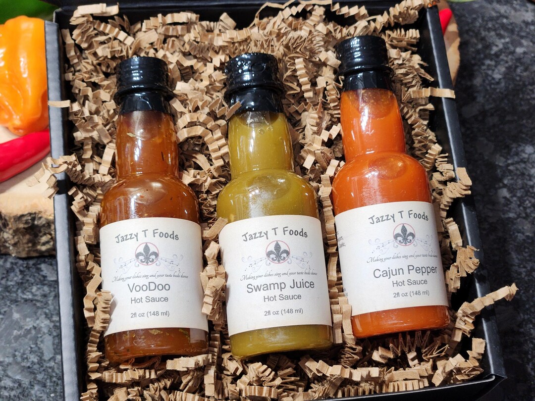 Hot Sauce Sample Set, Corporate or Client Gift Box, Louisiana Theme ...