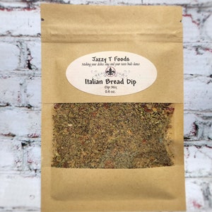 Gourmet Dips, Bread Dipping Spices, Bread Dip Mix, Italian Bread Dip ...