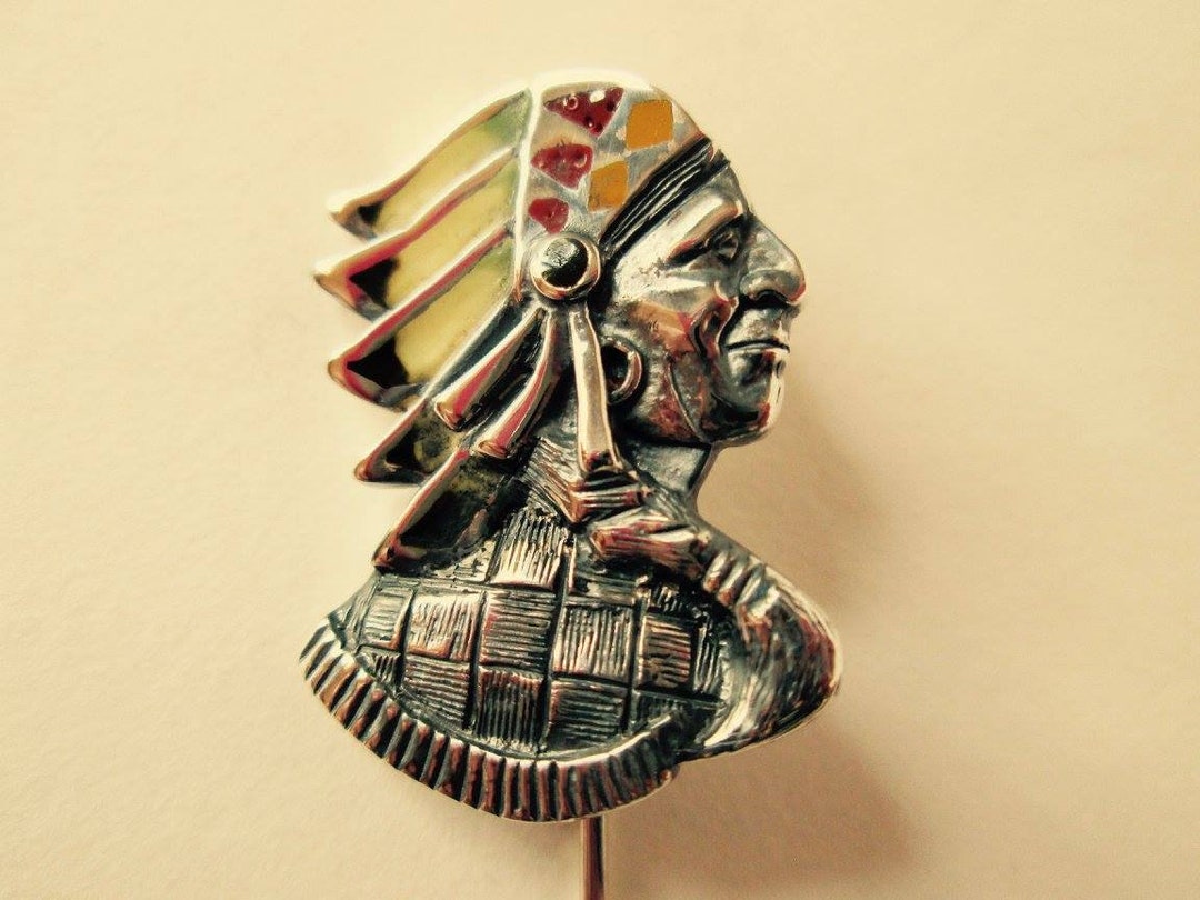 Native American Brooch - Etsy