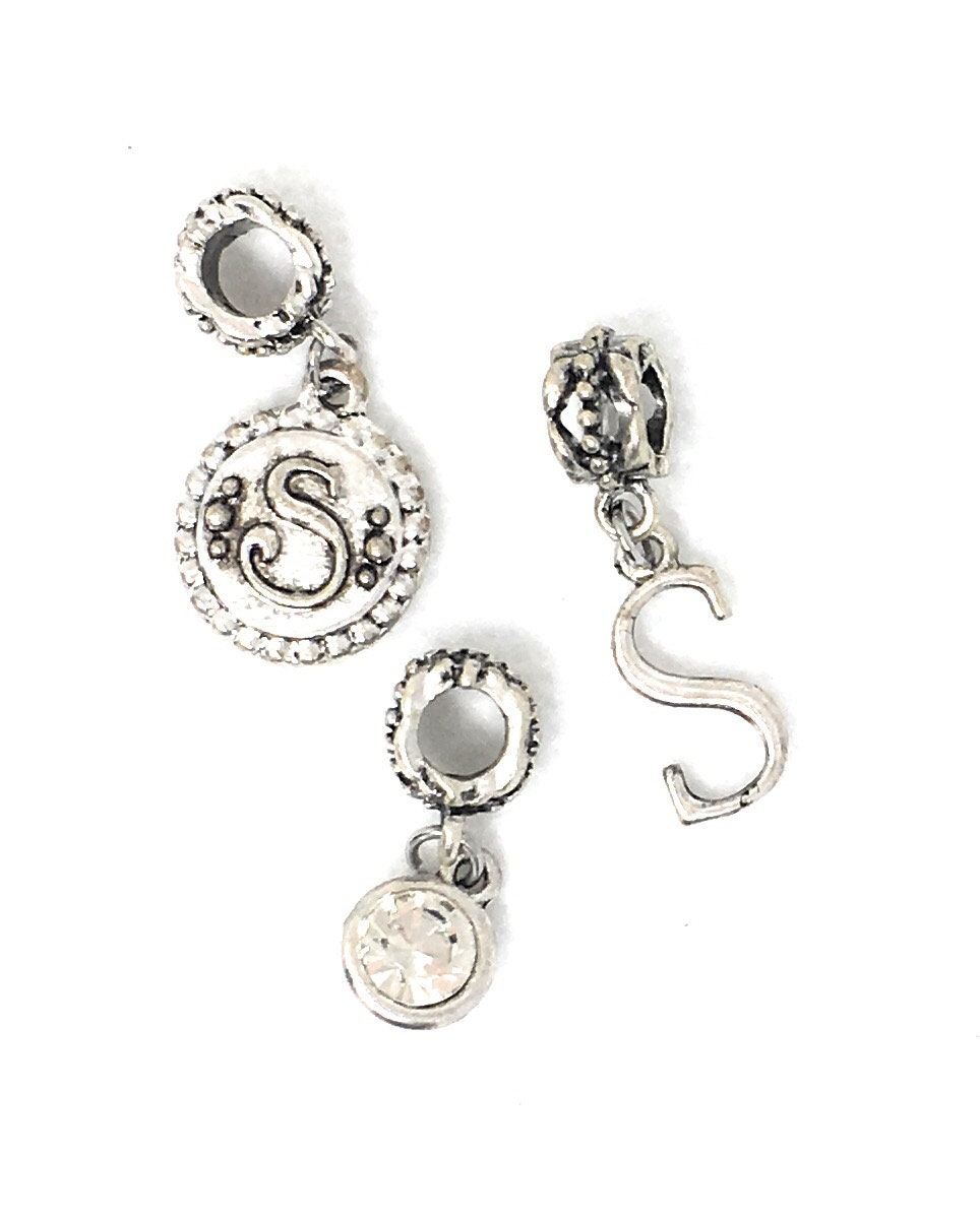 Initial S Charm Set Use for Word Art on Your | Etsy