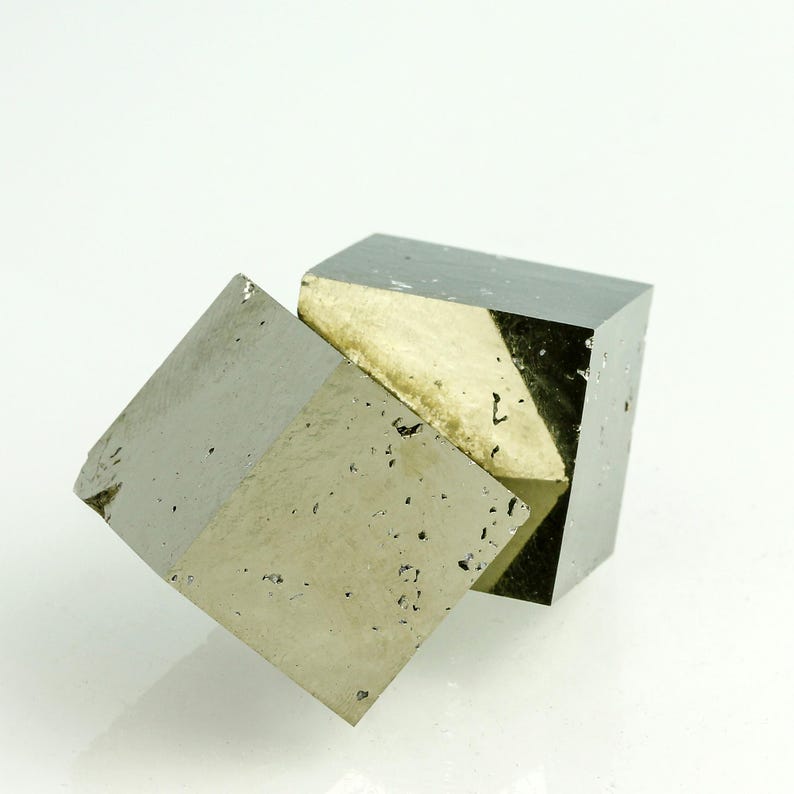 Collector Pyrite Cubes Navajún Spain 103g — Super Mirror Luster ...