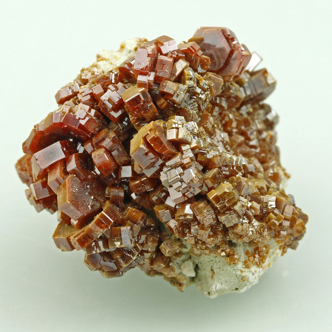 Red-brown Vanadinite Crystals on Matrix – Mibladen, Morocco - Etsy