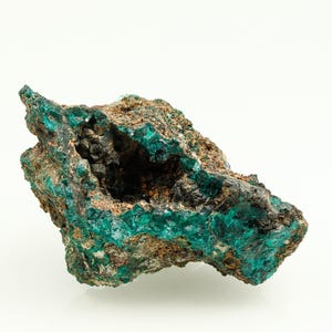 XL! Dioptase - DR CONGO - African Minerals, Emerald Green Dioptase ...