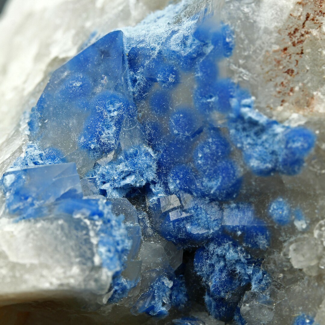 Botryoidal Shattuckite With Inclusions in Quartz - Kaokoveld Plateau ...