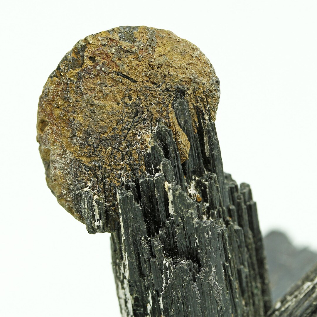 Goethite Psm. Siderite Crystal on Tourmaline Schorl - Erongo Region ...