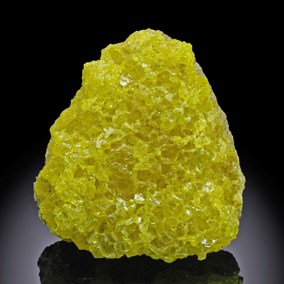 Sulfur Yellow Mineral Crystal Specimen El Desierto Bolivia - Etsy