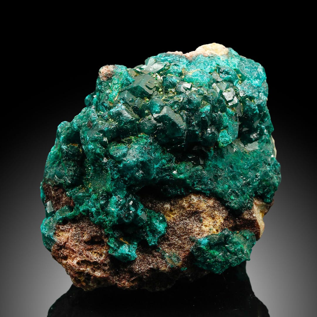 High Quality! Dioptase - DR CONGO - African Minerals, Emerald Green ...