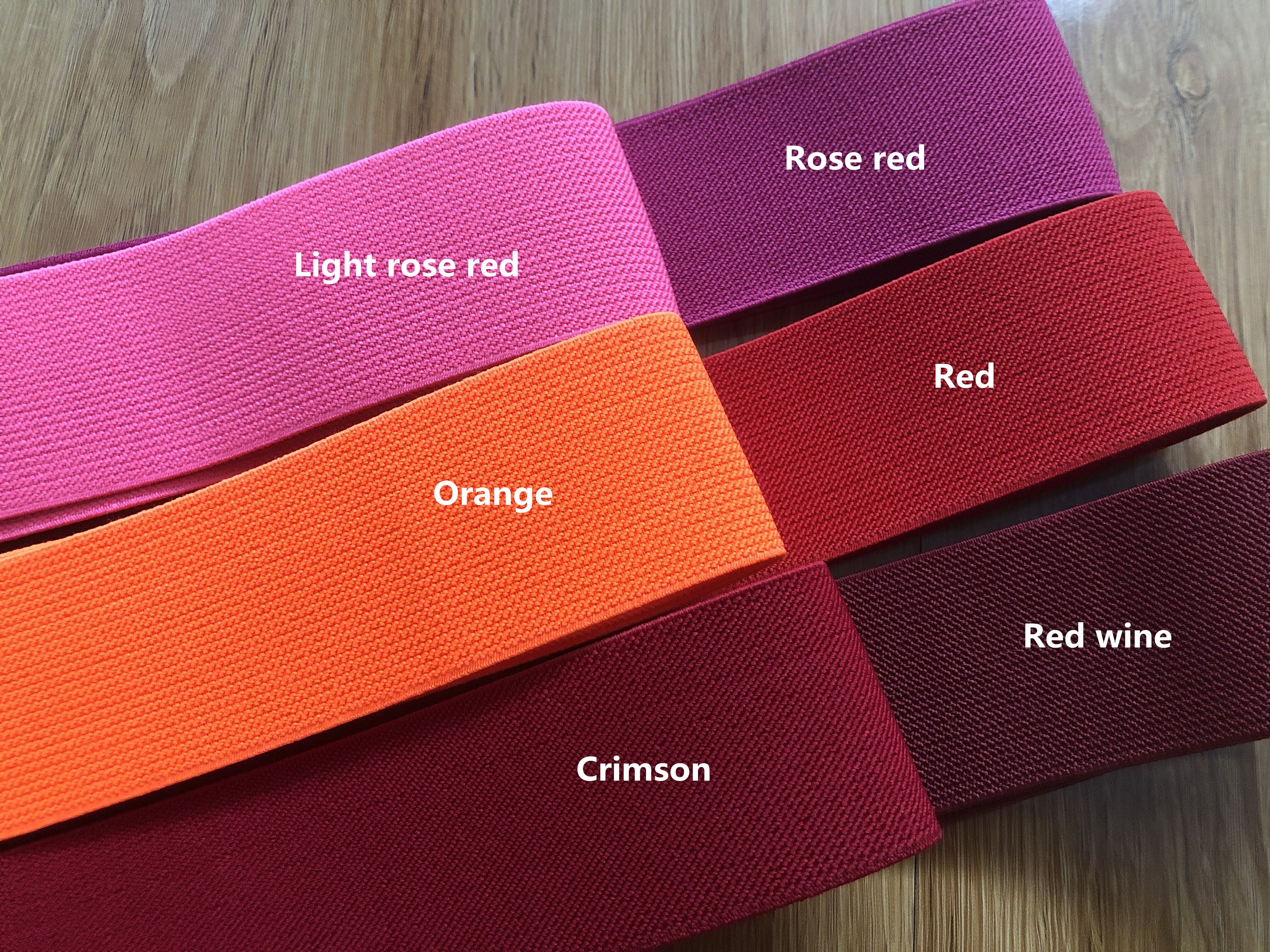 2 Inch 50mm 1YARD Elastic Bandcolor Wide Elastic Oak - Etsy