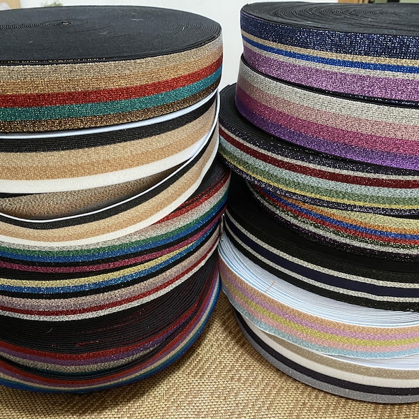 Colored Elastic 1 Inch - Etsy
