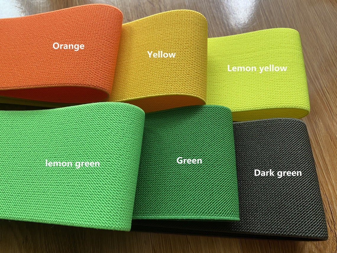 3 Inch 75mm Elastic Bandcolor Wide Elastic Oak Tendonsa - Etsy