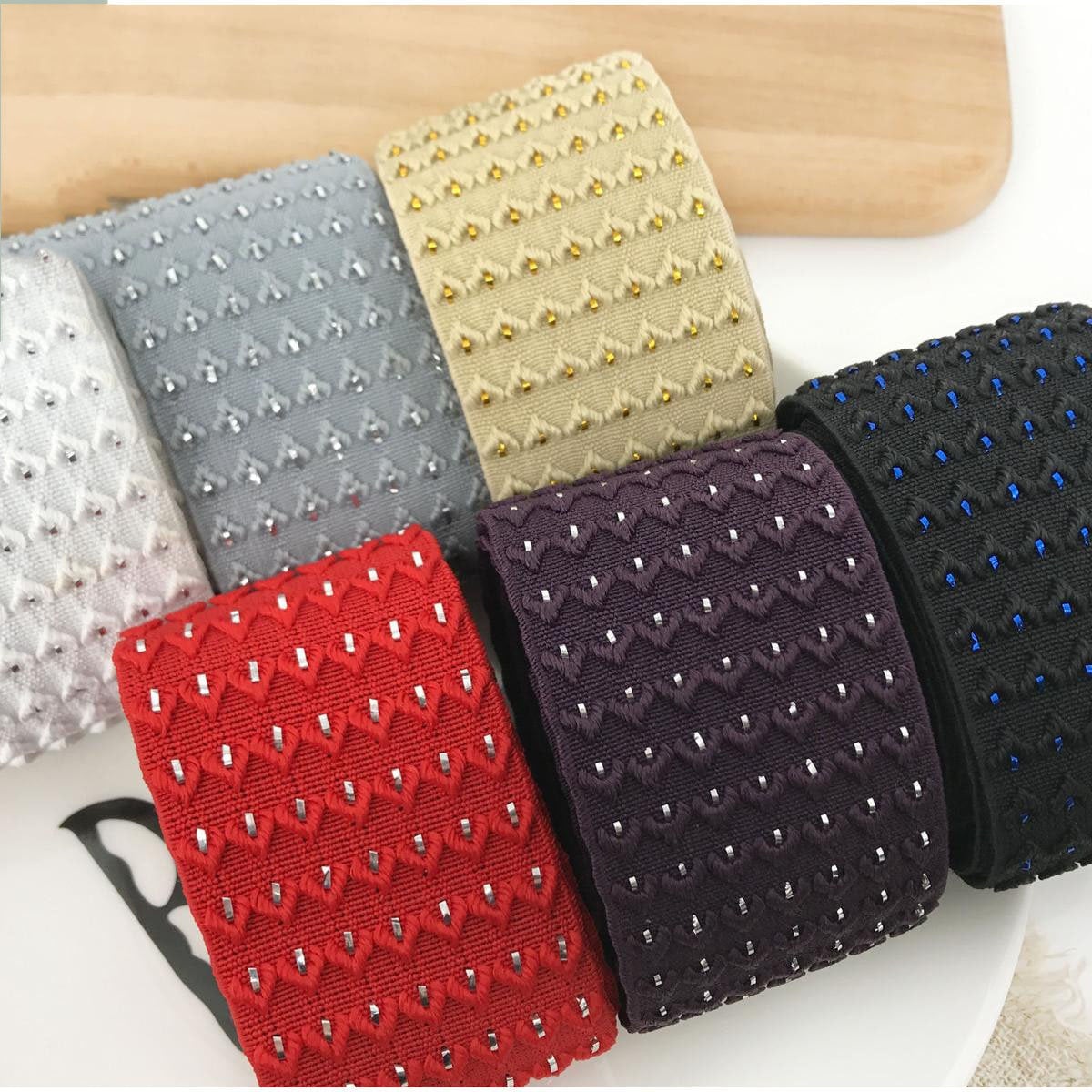 2 Inch 50mm Elastic Bandcolor Wide Elastic Oak - Etsy