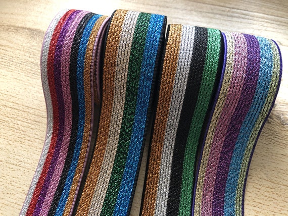 1 Inch 25mm Elastic Bandcolor Wide Elastic Oak | Etsy