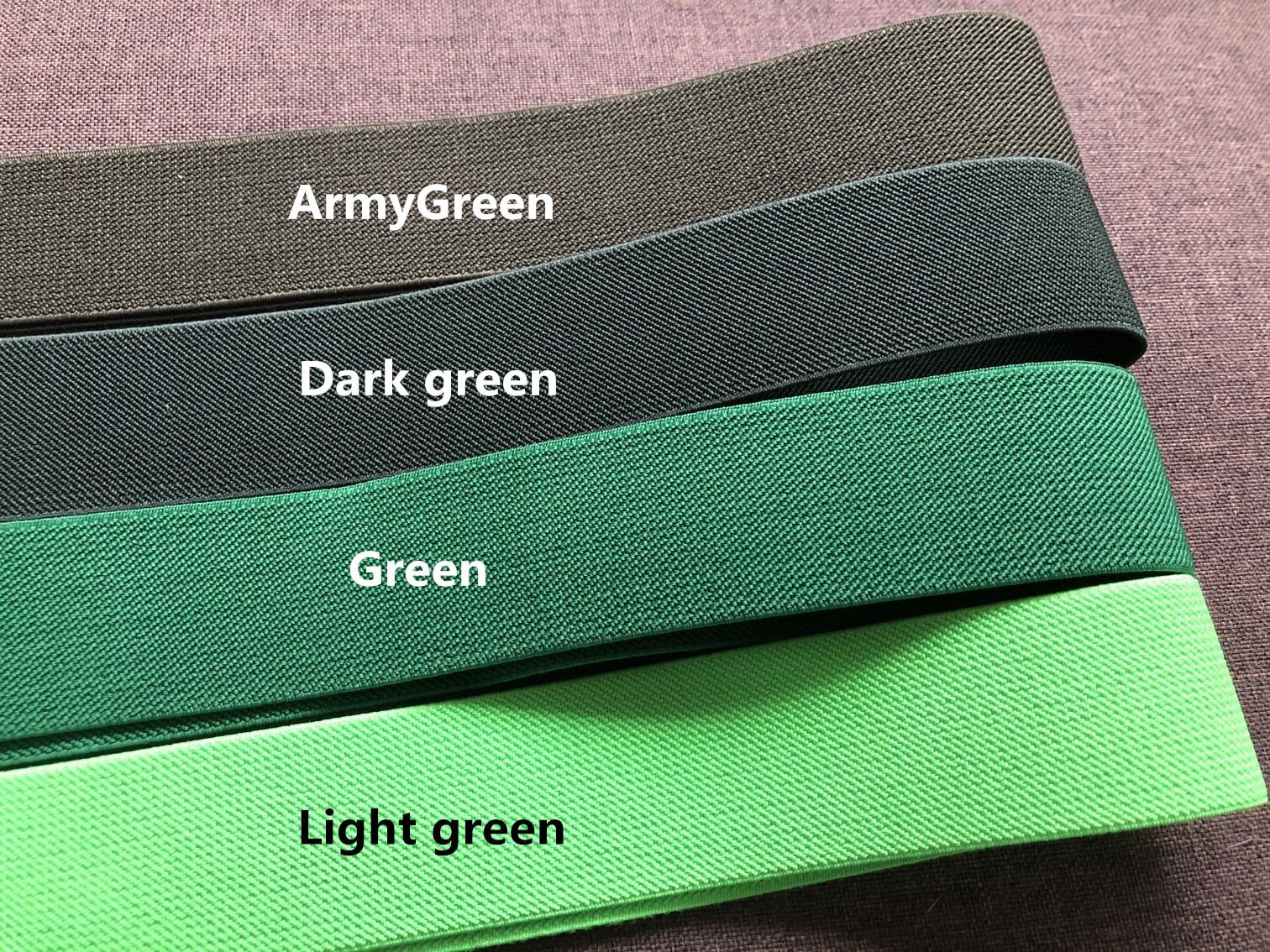 1.5 Inch 38mm 1YARD Elastic Bandcolor Wide Elastic Oak | Etsy