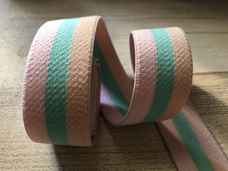 1 Inch 25mm Elastic Bandcolor Wide Elastic Oak | Etsy