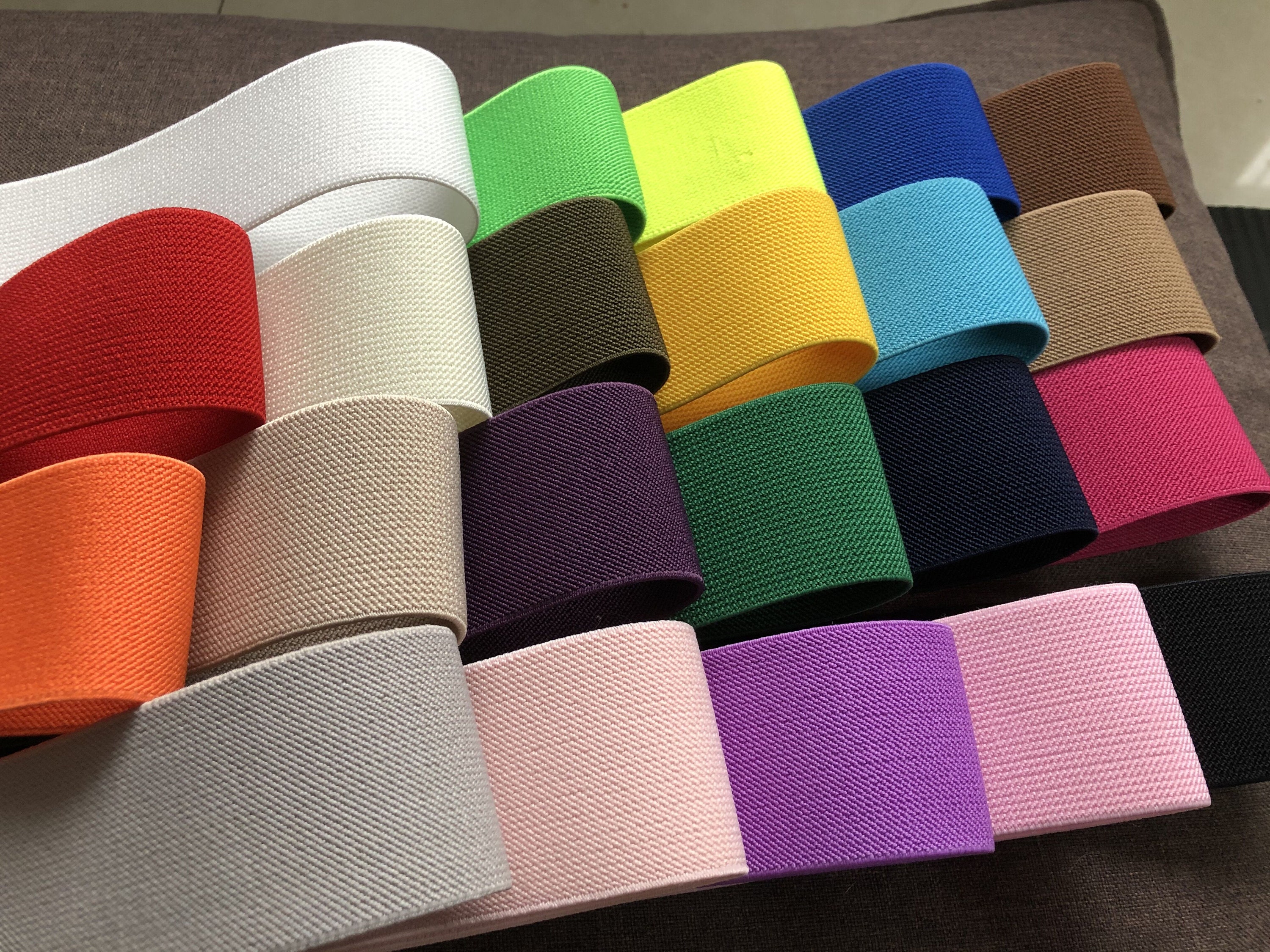 2 Inch 50mm 1YARD Elastic Bandcolor Wide Elastic Oak - Etsy