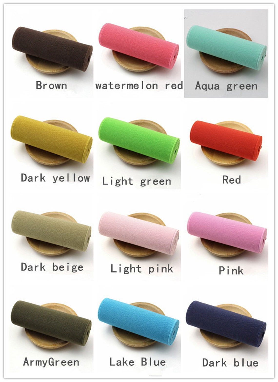 4 Inch 100mm Elastic Bandcolor Wide Elastic Oak Tendonsa - Etsy