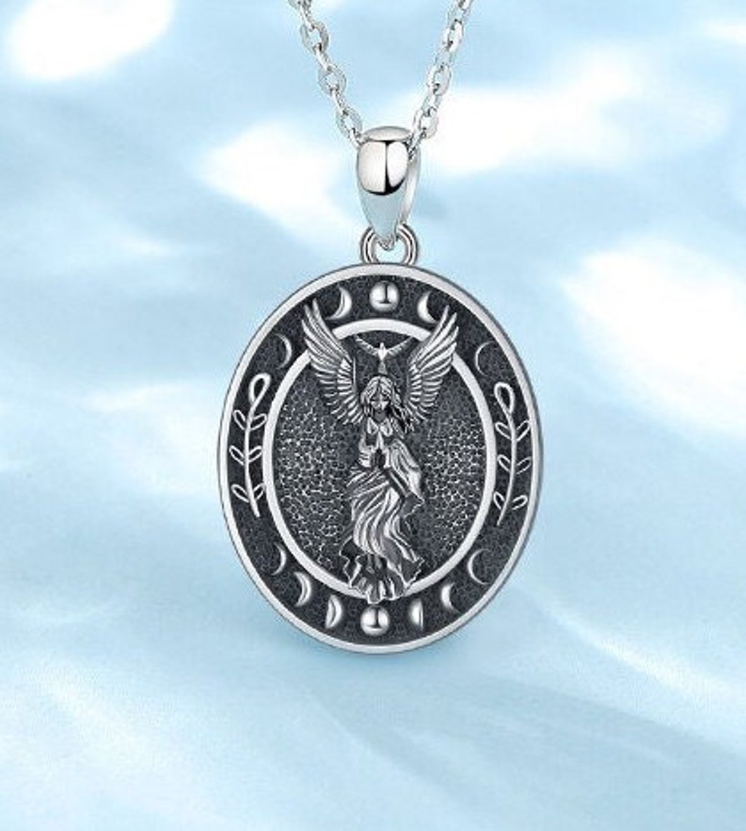 Lilith Babylon Goddess .925 Sterling Silver Occult Pagan Magic Pendant ...