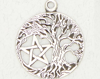 Tree of Life Pentagram - Etsy