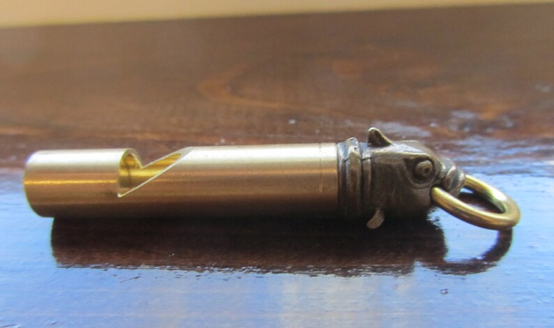 Koi Fish Whistle Solid Brass Dispells Evil Warning Gold - Etsy