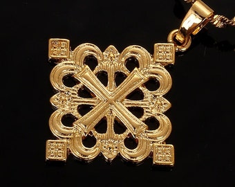 Ethiopian Coptic Cross Gold Ancient African Christian Church - Etsy