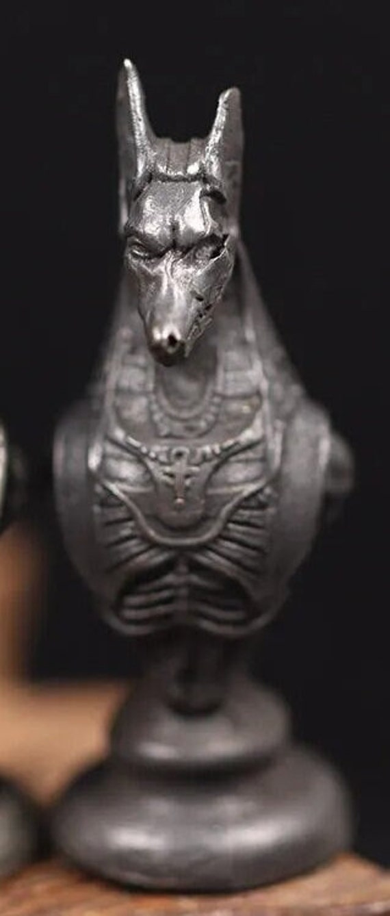 Mini-Anubis Statue Bronze Ancient Egyptian Deity Coll… - Gem