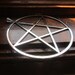 Giant Pentagram Stainless Steel Occult Pagan Magic Silver - Etsy