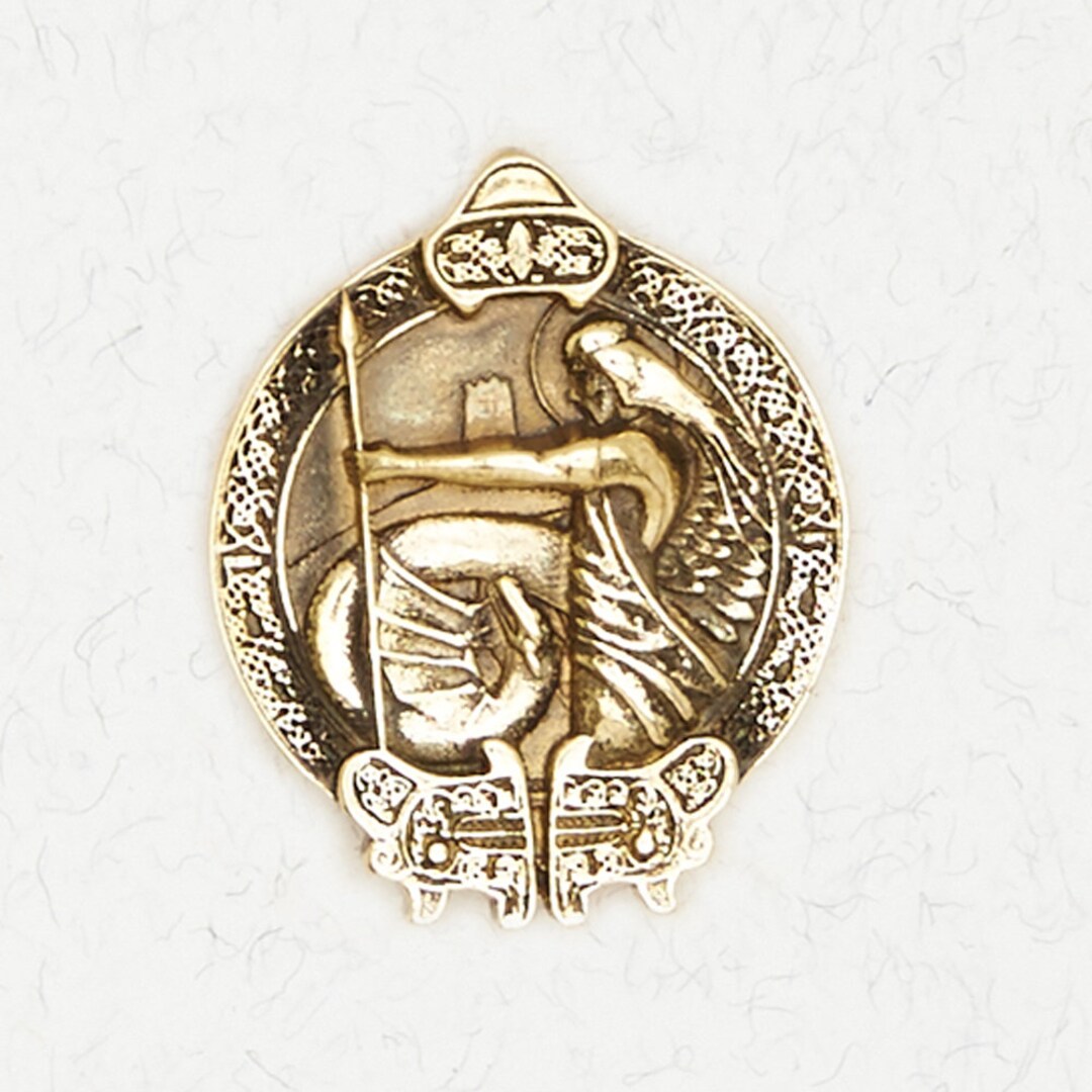 Saint George-bronze Medieval Christian Dragon Slayer Gold - Etsy