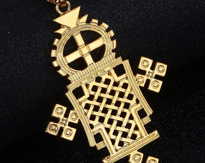 Ethiopian Coptic Cross Gold Ancient African Christian Church - Etsy