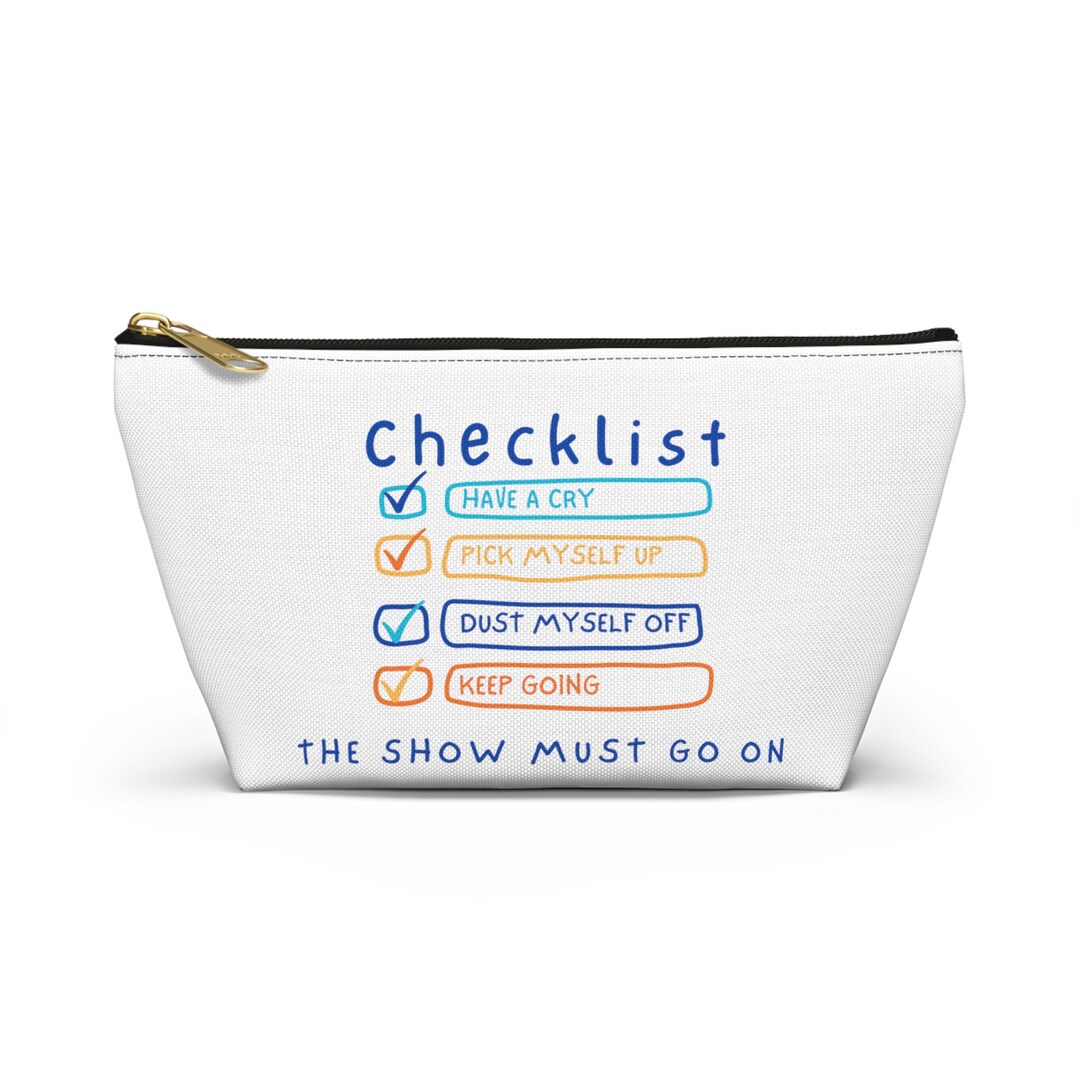 Bluey Checklist Accessory Pouch W T-bottom - Etsy