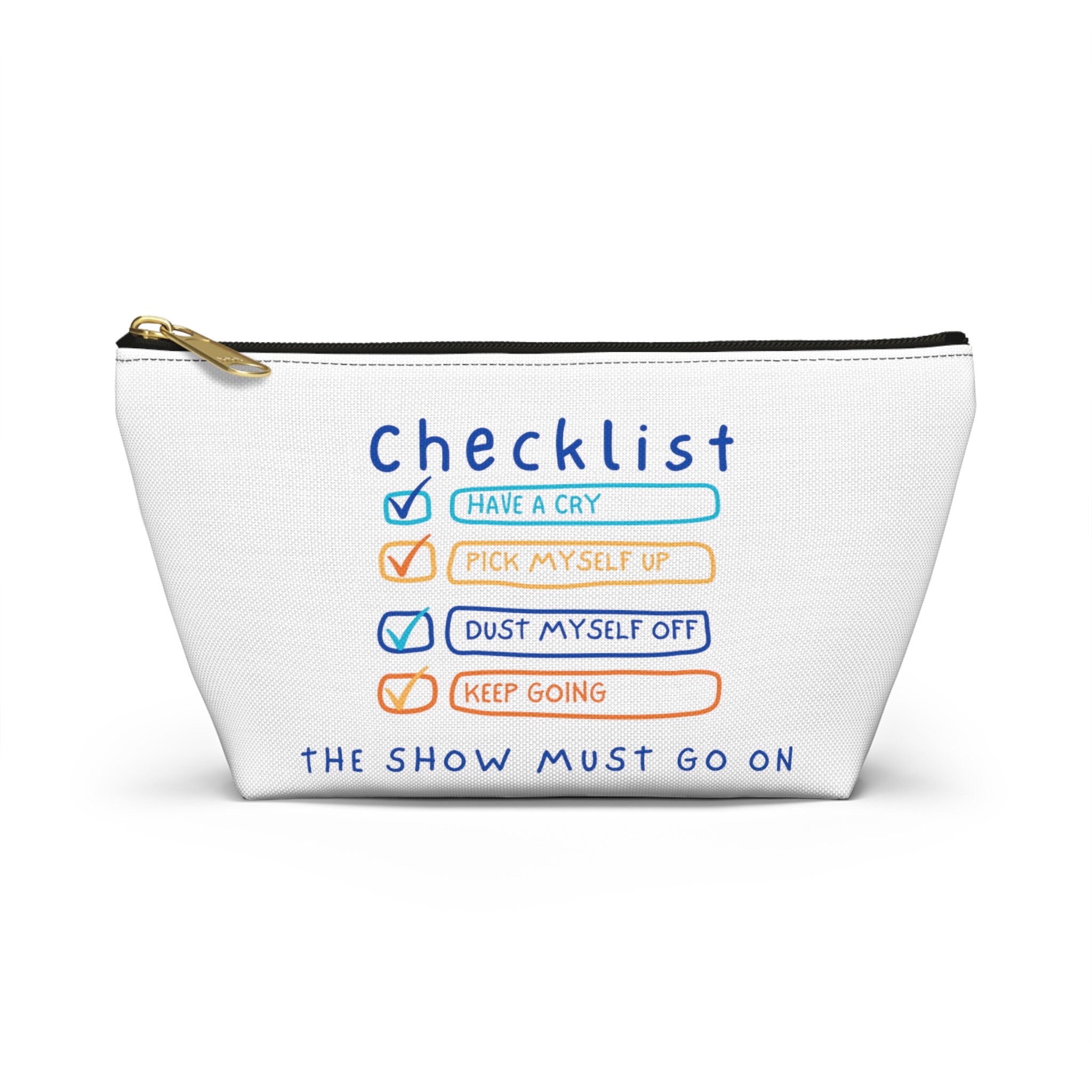 Bluey Checklist Accessory Pouch W T-bottom - Etsy