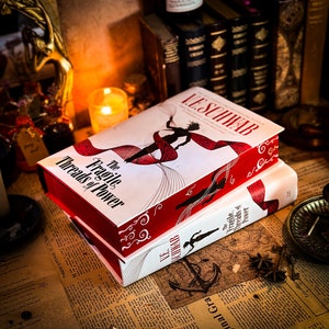 SIGNED: the Fragile Threads of Power Hand-painted BOOK EDGES V E Schwab ...