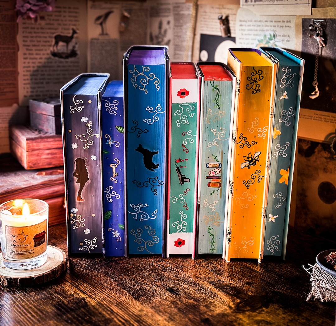 Custom Book Edge Painting I Made to Order I Book-tok Gift I Bookish ...