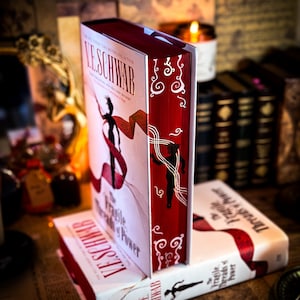 SIGNED: the Fragile Threads of Power Hand-painted BOOK EDGES V E Schwab ...