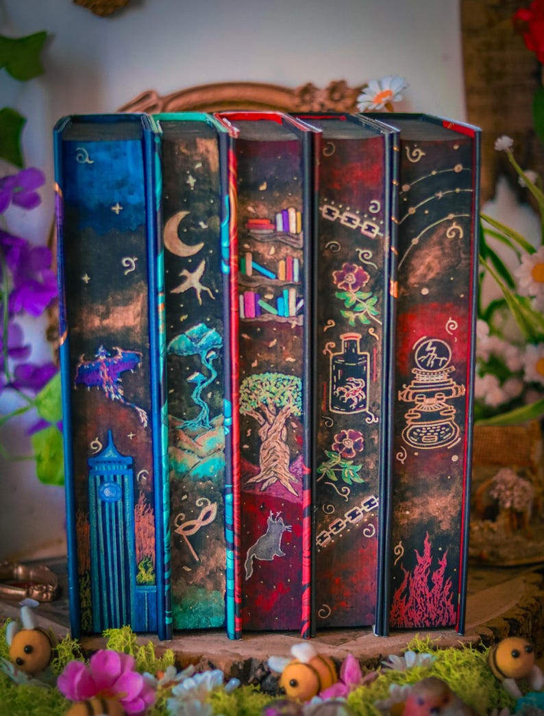 Custom Hand-painted Book Edge: Personalized Bookish Gift - SPECIAL ...
