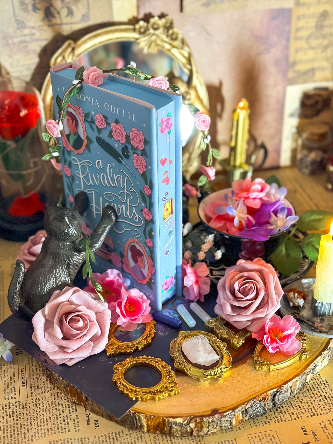 A Rivalry of Hearts HANDPAINTED BOOK EDGES Special Edition Book - Etsy