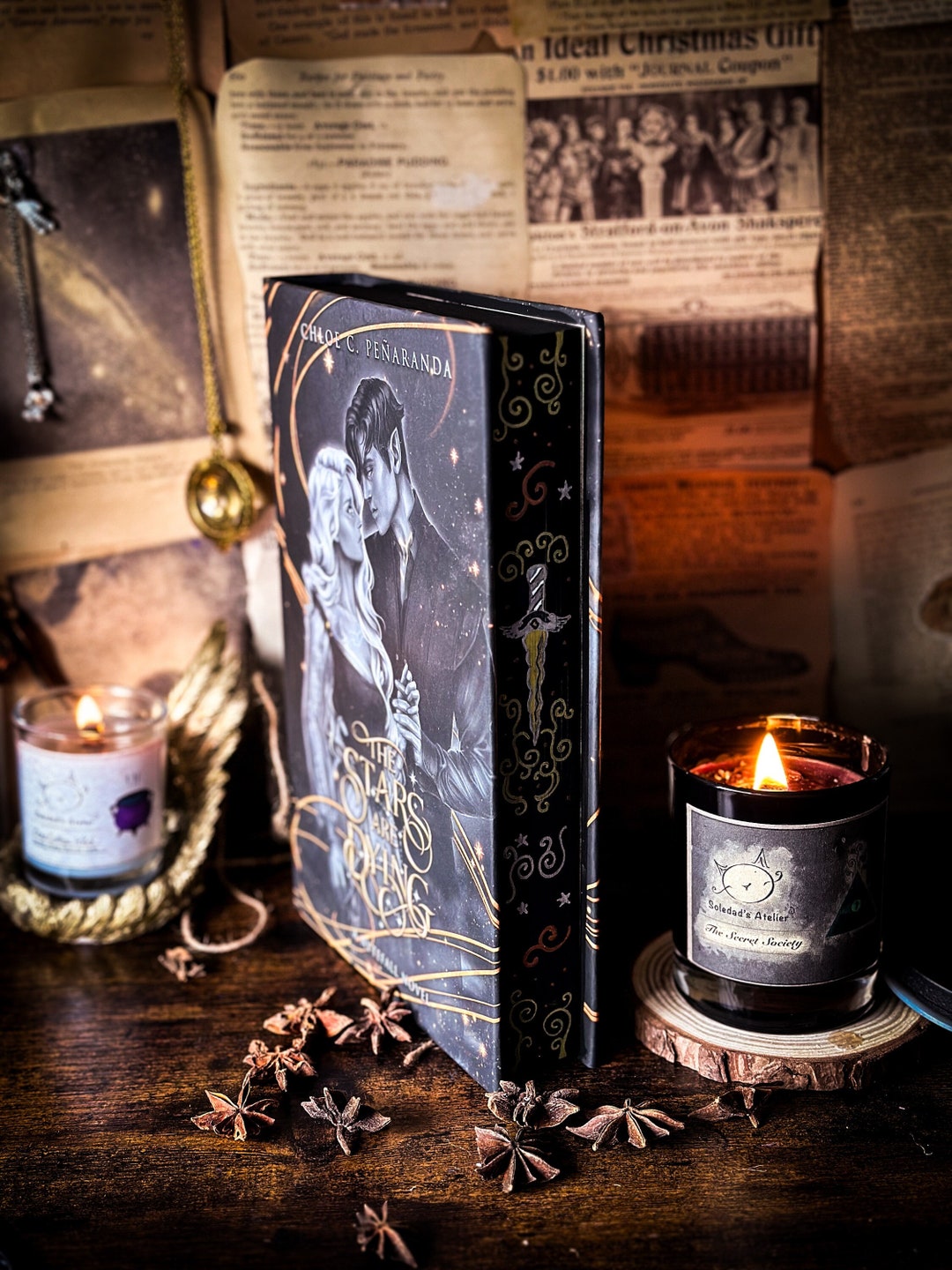 The STARS ARE DYING Hand-painted Book Edges Sprayed Edges sprayed Book ...