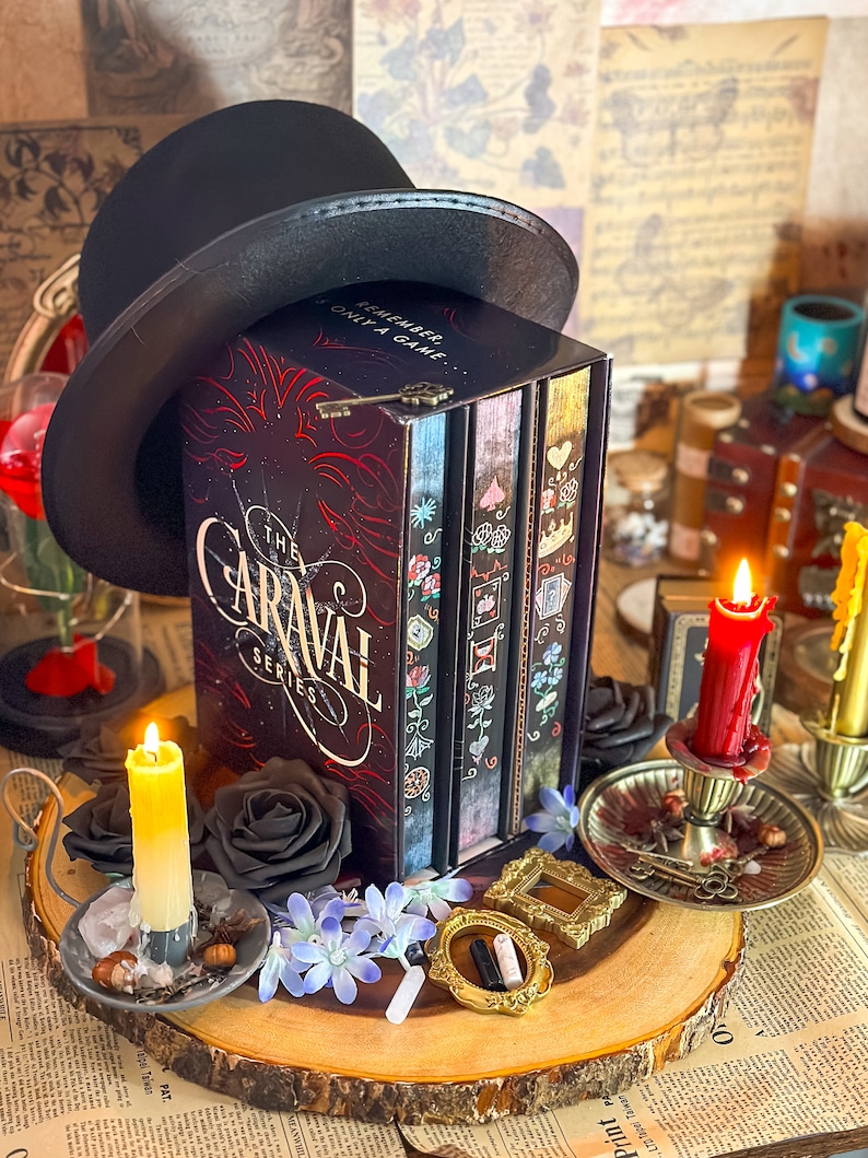 CARAVAL BOXED SET Hand-painted Book Edges - Stephanie Garber Books ...