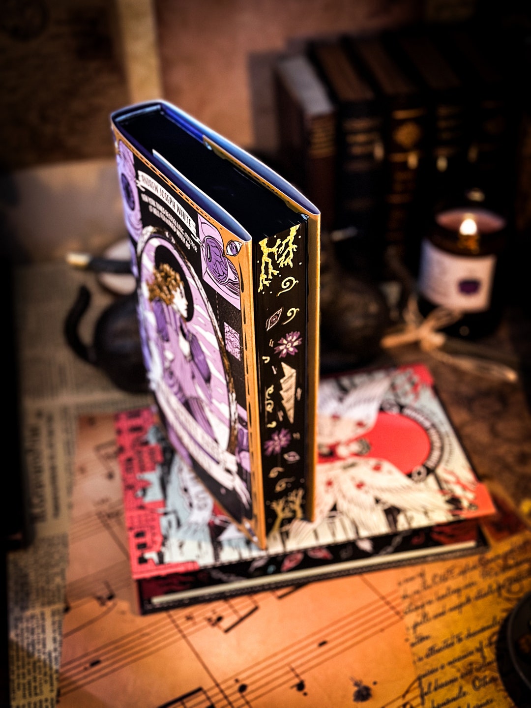 The Spirit Bares Its Teeth HAND PAINTED BOOK Edges - Andrew Joseph ...