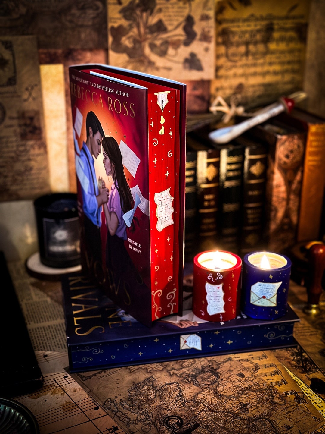 RUTHLESS VOWS Hand-painted Edges - Divine Rivals Sequel - Spray Edge ...