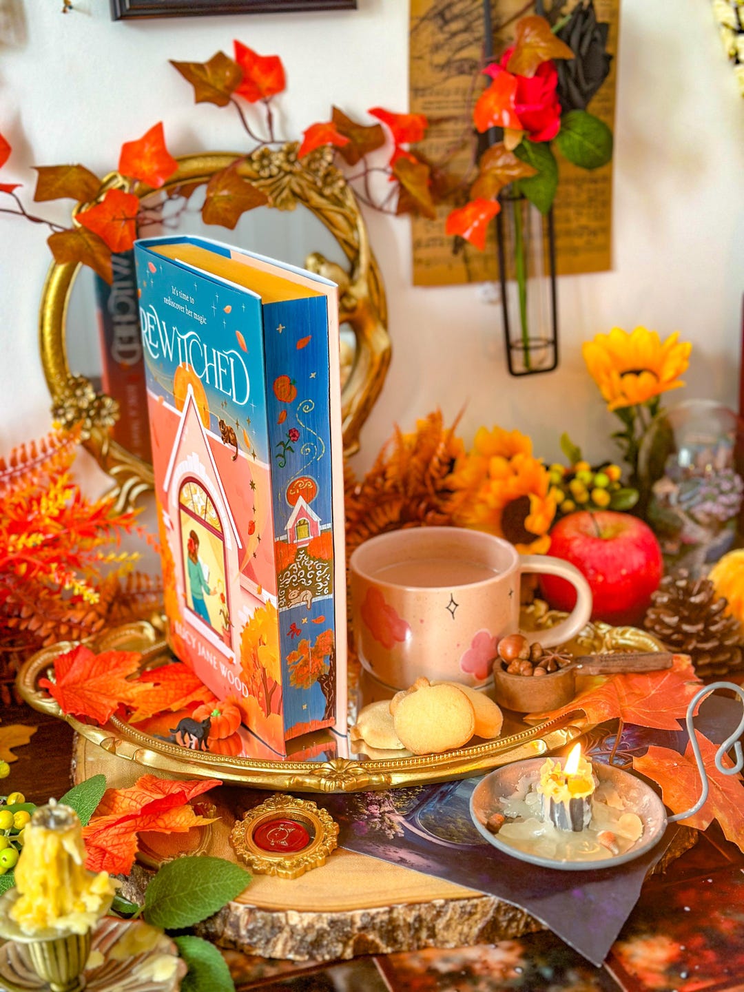 REWITCHED Hand-painted BOOK EDGES - Lucy Jane Wood Book - Special ...