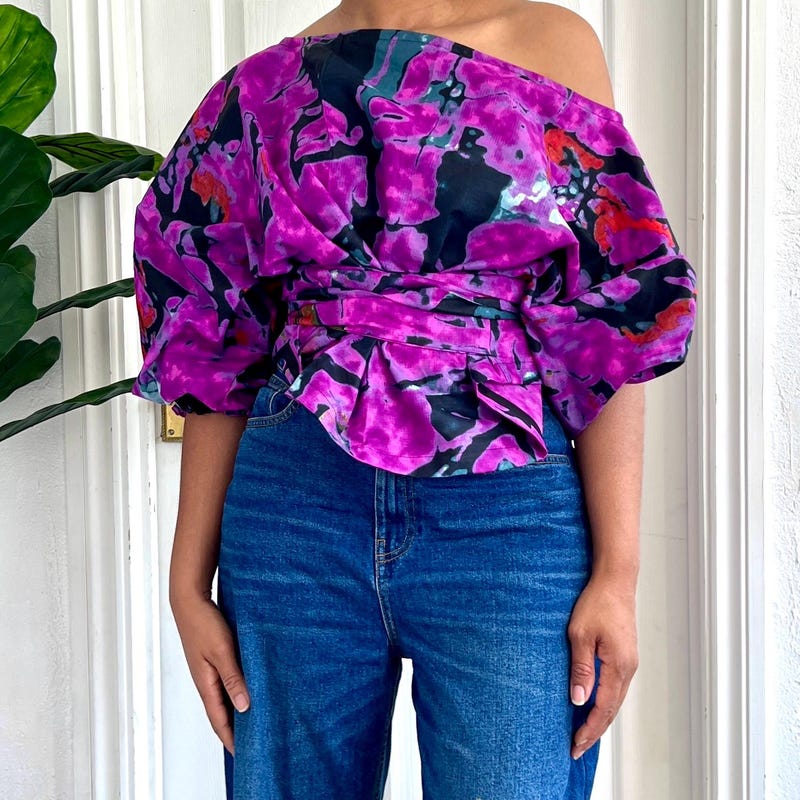 African Print Top - Etsy