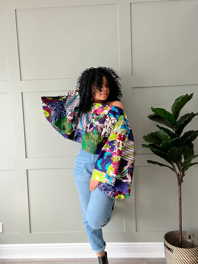 African Kimono, African Shrug, Ankara Poncho, African Print Top, Kimono Top, Boho Kimono Women ...