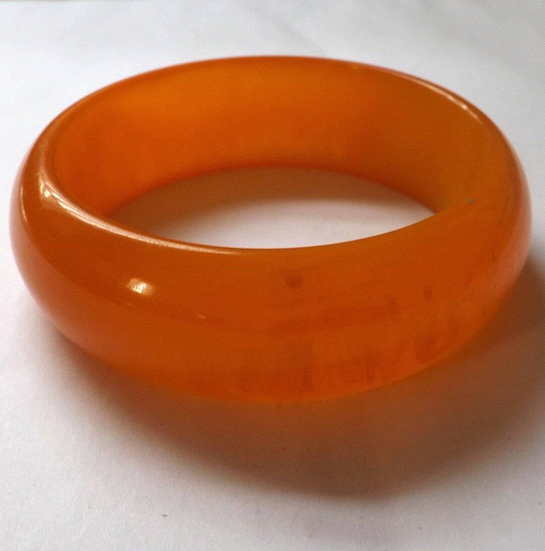 Antique Rare Vintage Butterscotch Amber Bakelite Bracelet 45 - Etsy