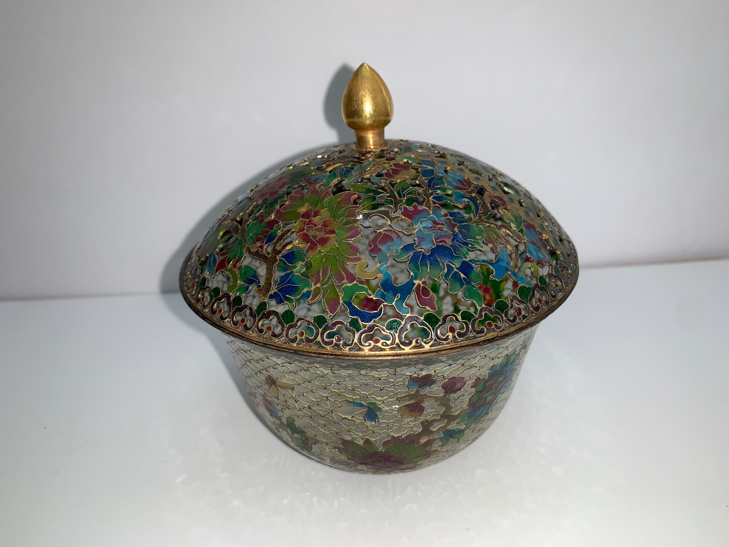 Antique Cloisonne Collectible Bowl - Etsy