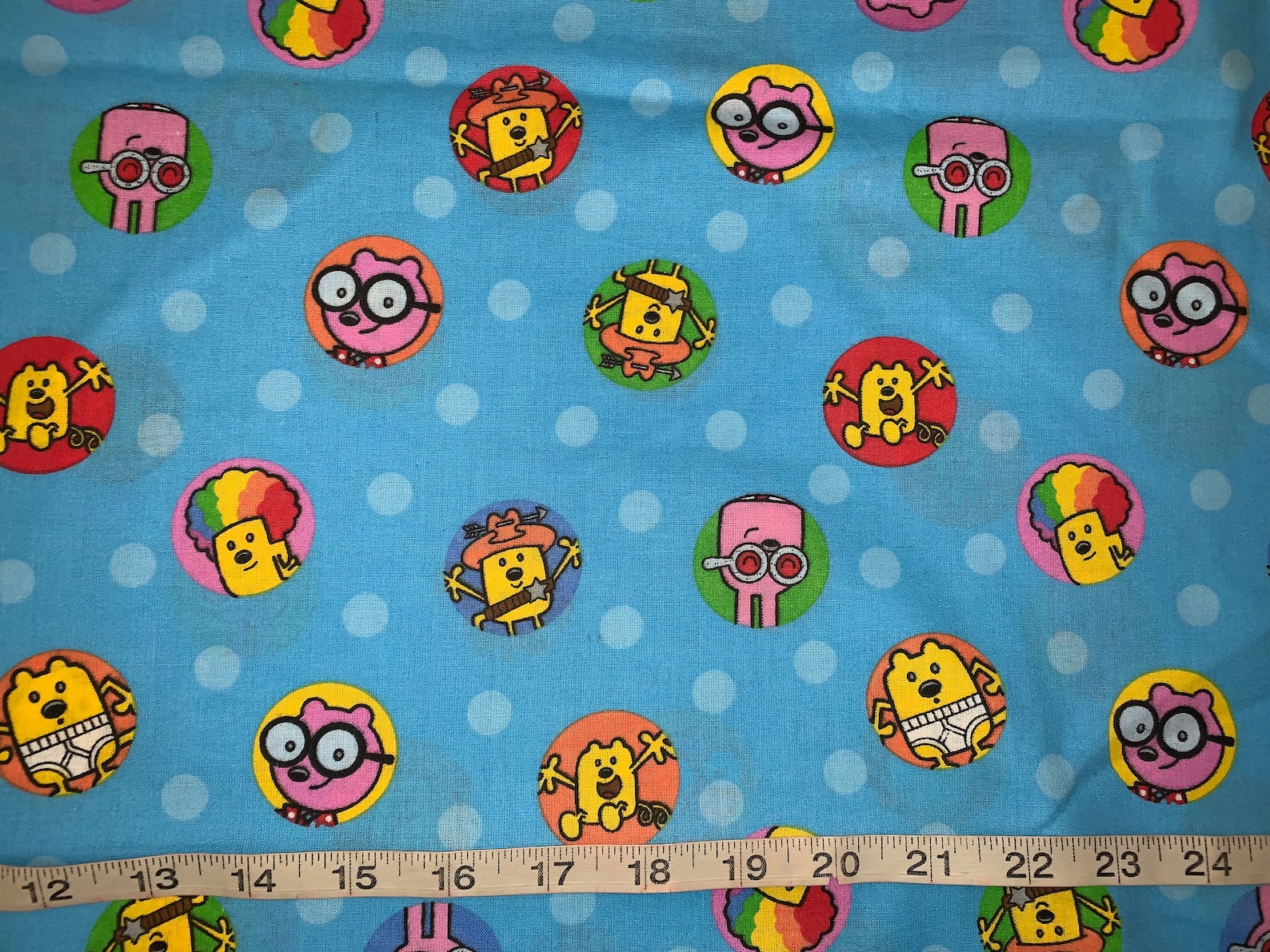 Discontinue Wow Wow Wubbzy Blue Fabric Sold by FQ | Etsy