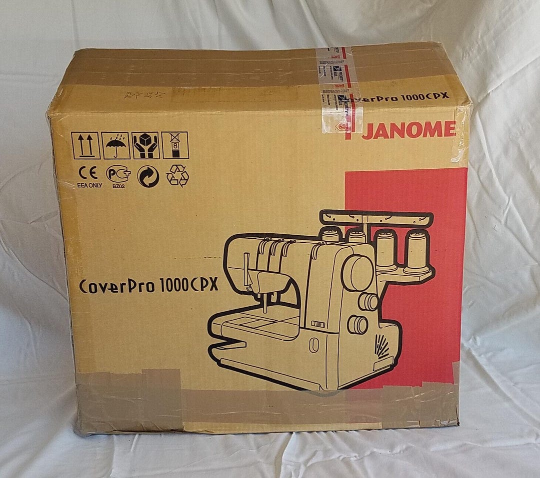 NEW in Pkg Janome Cover Pro 1000 CPX Cover Stitch Serger Sewing Machine ...