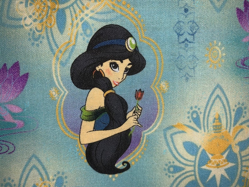 Disney Princess Jasmine Fabric Sold by FQ 18"x21" More Available - Etsy