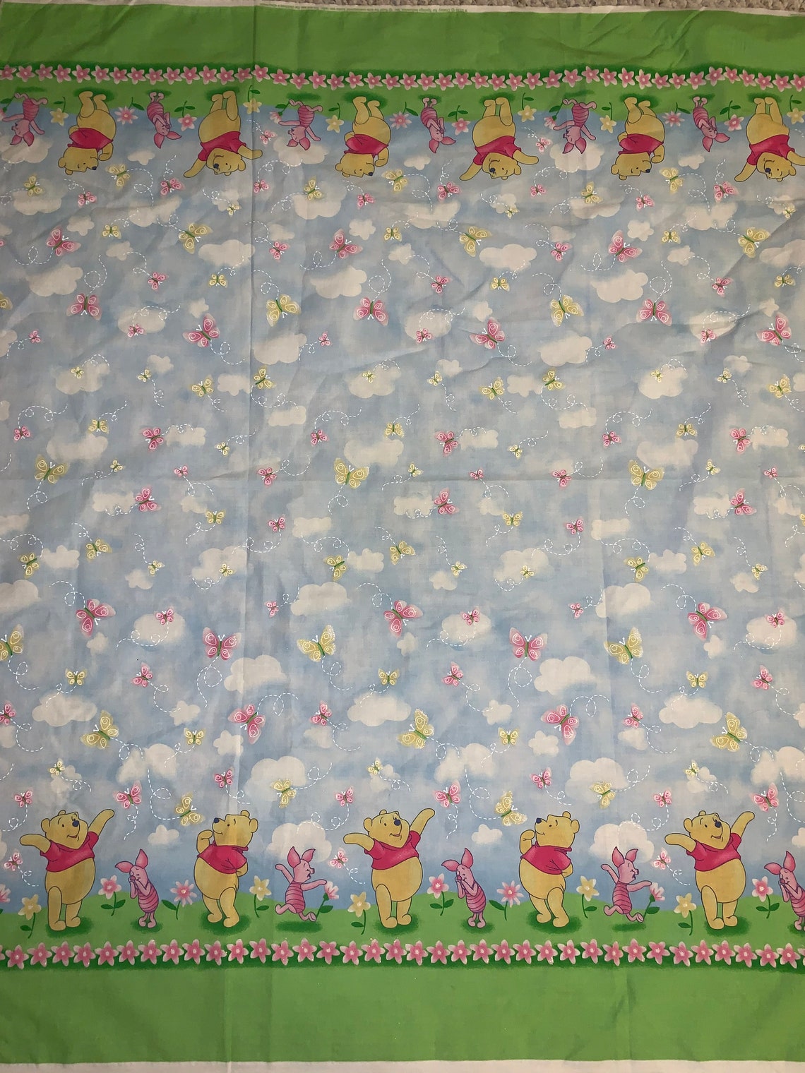 Disney Winnie the Pooh/piglet Double Border Sold by 1/2 Yard - Etsy